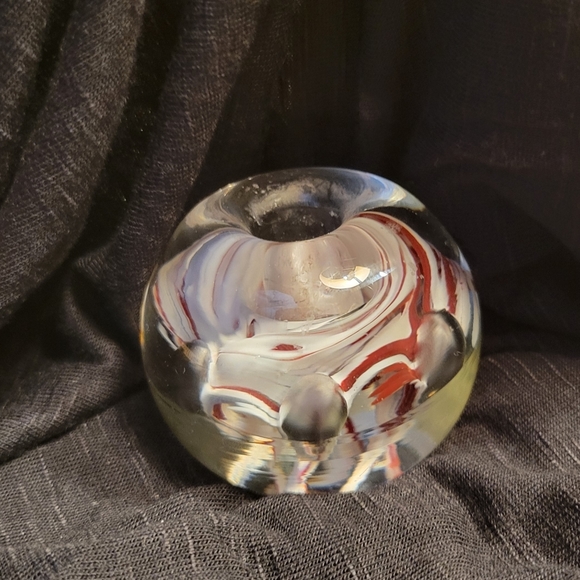 Art | Vintage Handmade Art Glass Paperweightpen Holder | Poshmark
